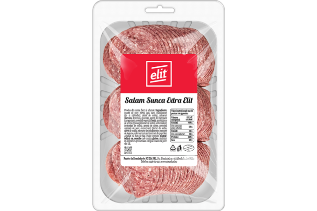Salam șuncă țărănesc Extra ELIT Felii Gastro - Elit